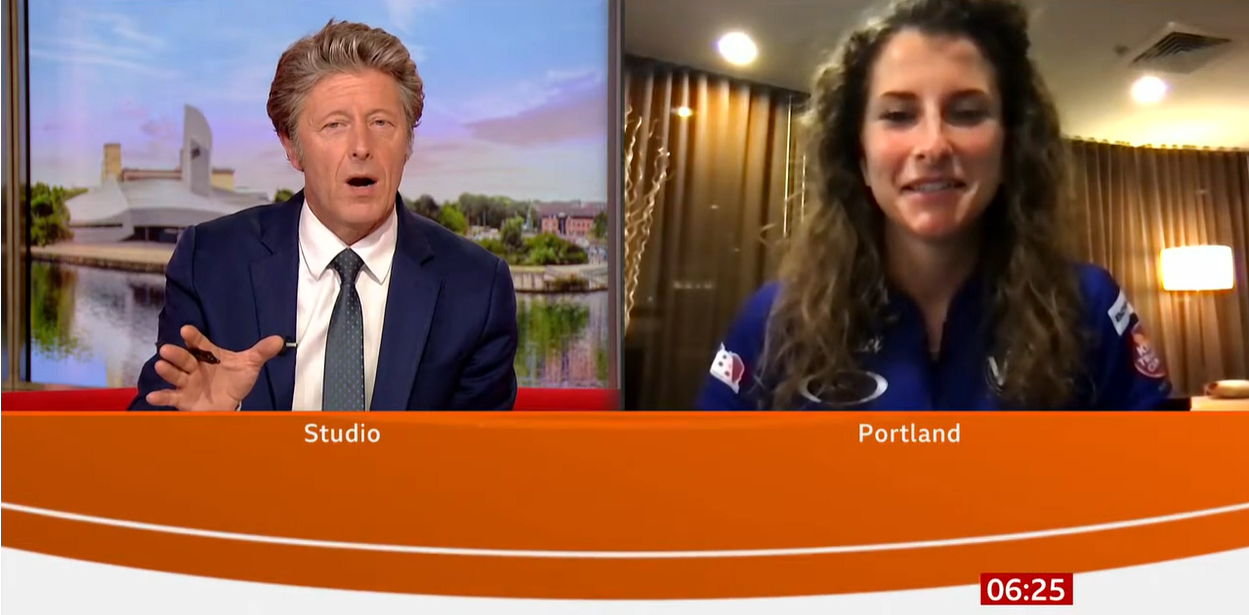 England’s Verity Crawley featured on BBC Breakfast (17/06/2021) after ...